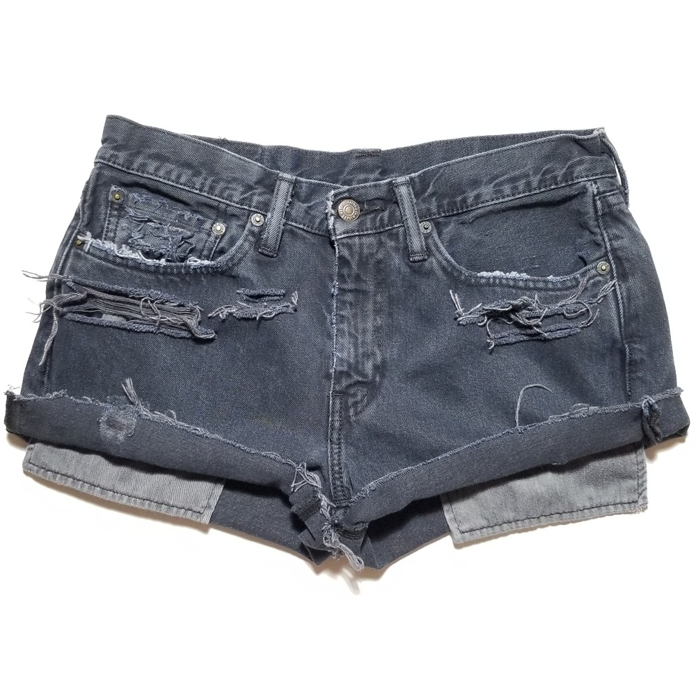 Levi's 514 Distressed Cut Off Jean Shorts - Gem